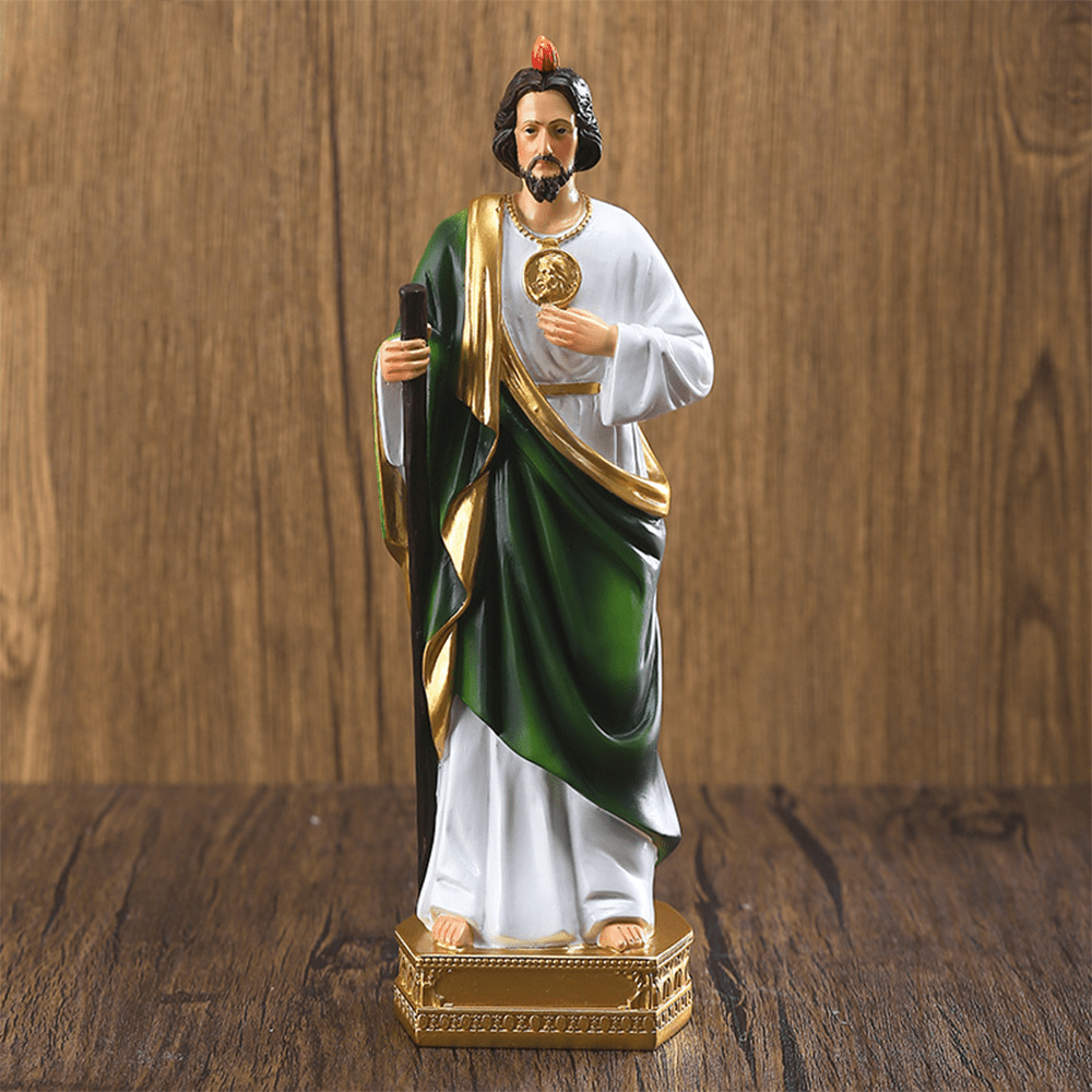 Christianartworkshop St. Jude Resin Statue Patron Saint of Hope and Mi ...