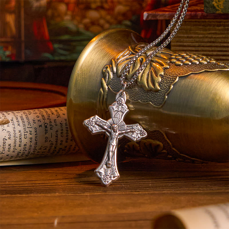 Christianartworkshop Retro Pattern Exclusive Craft Grape Leaves Jesus ...