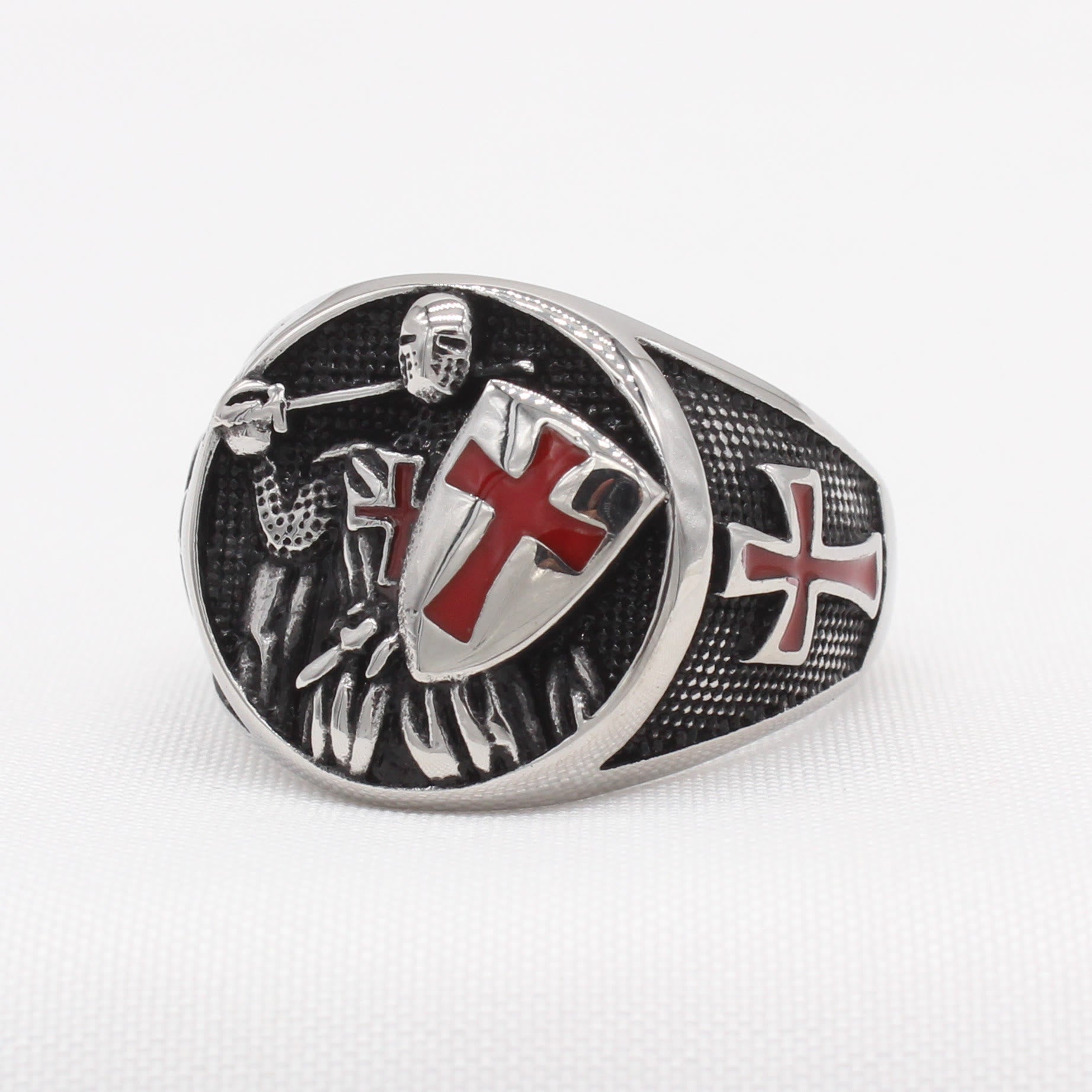Christianartworkshop 2 Colors Retro Classic Style Knights Templar Shie ...