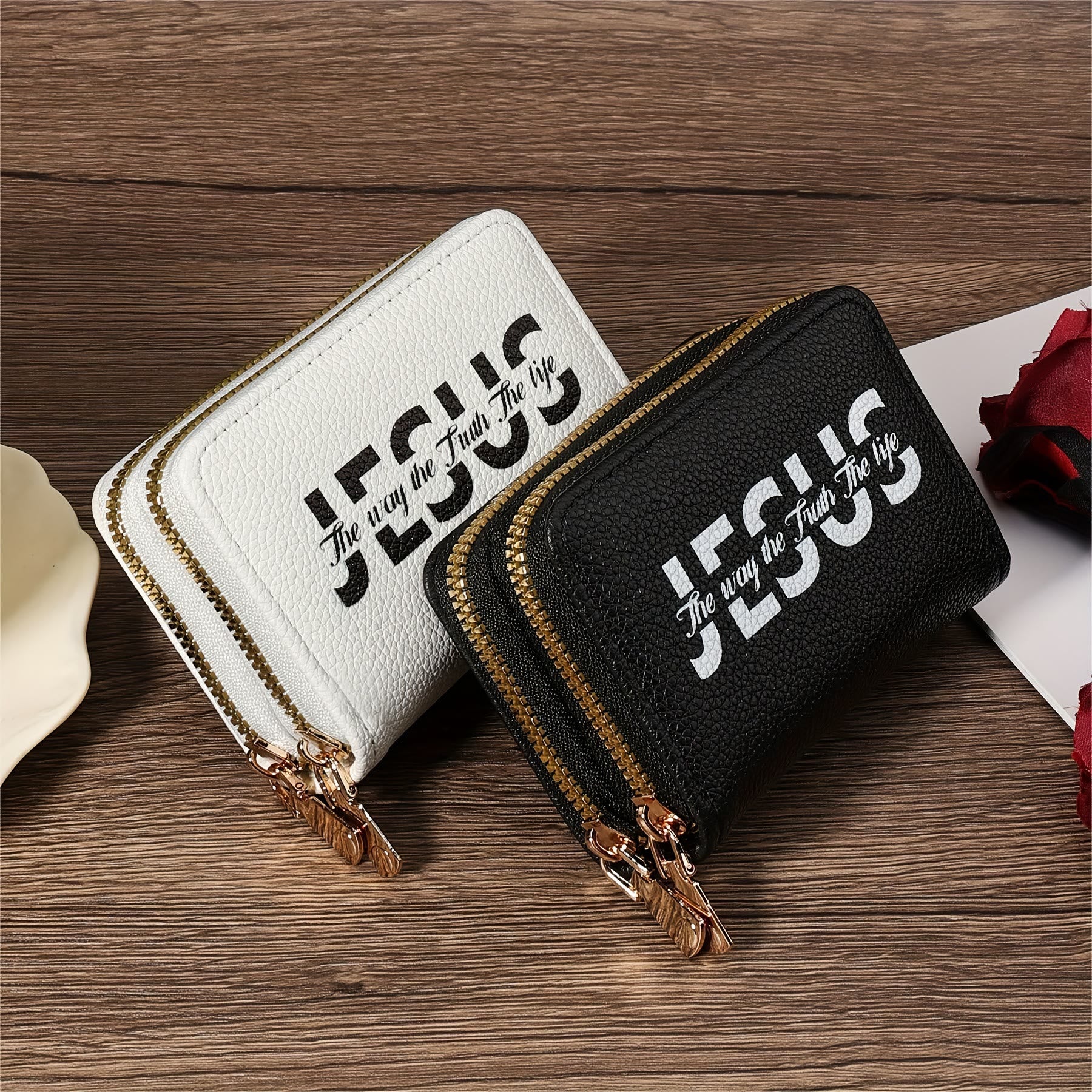 Christianartworkshop Jesus Leather Wallet Collection: Elegant Faith ...