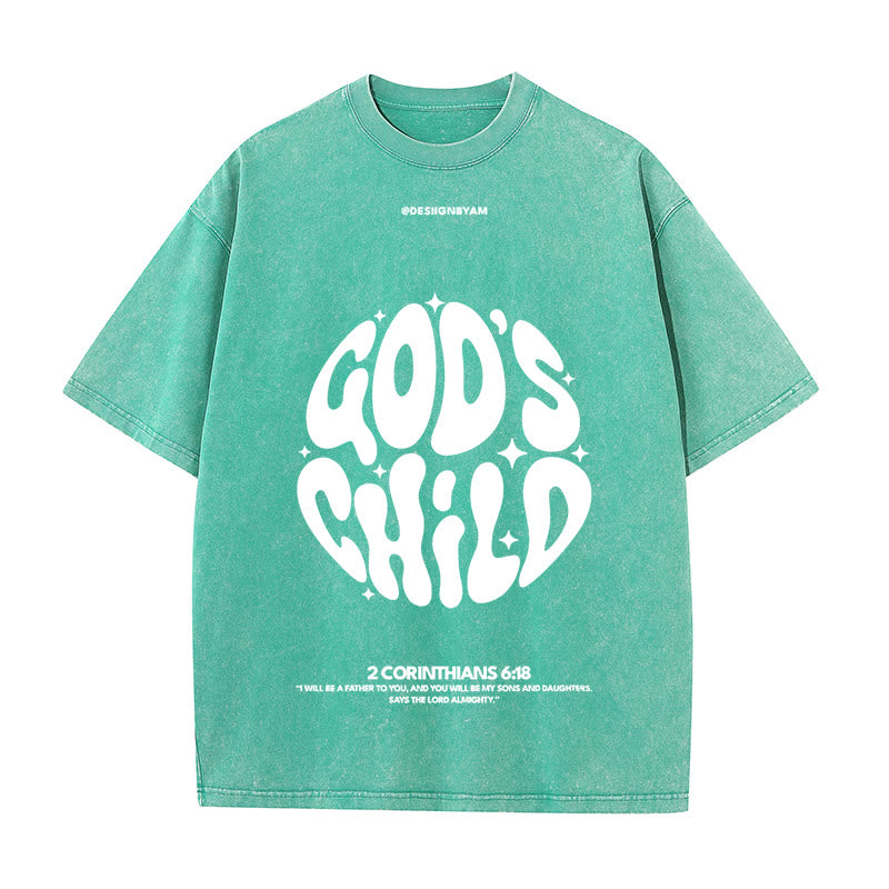 Christianartworkshop Retro Psychedelic Style Child of God Unisex Washe ...