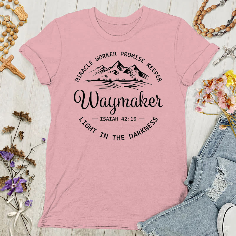 Christianartworkshop Waymaker Inspirational Women's T-shirt – Christian ...