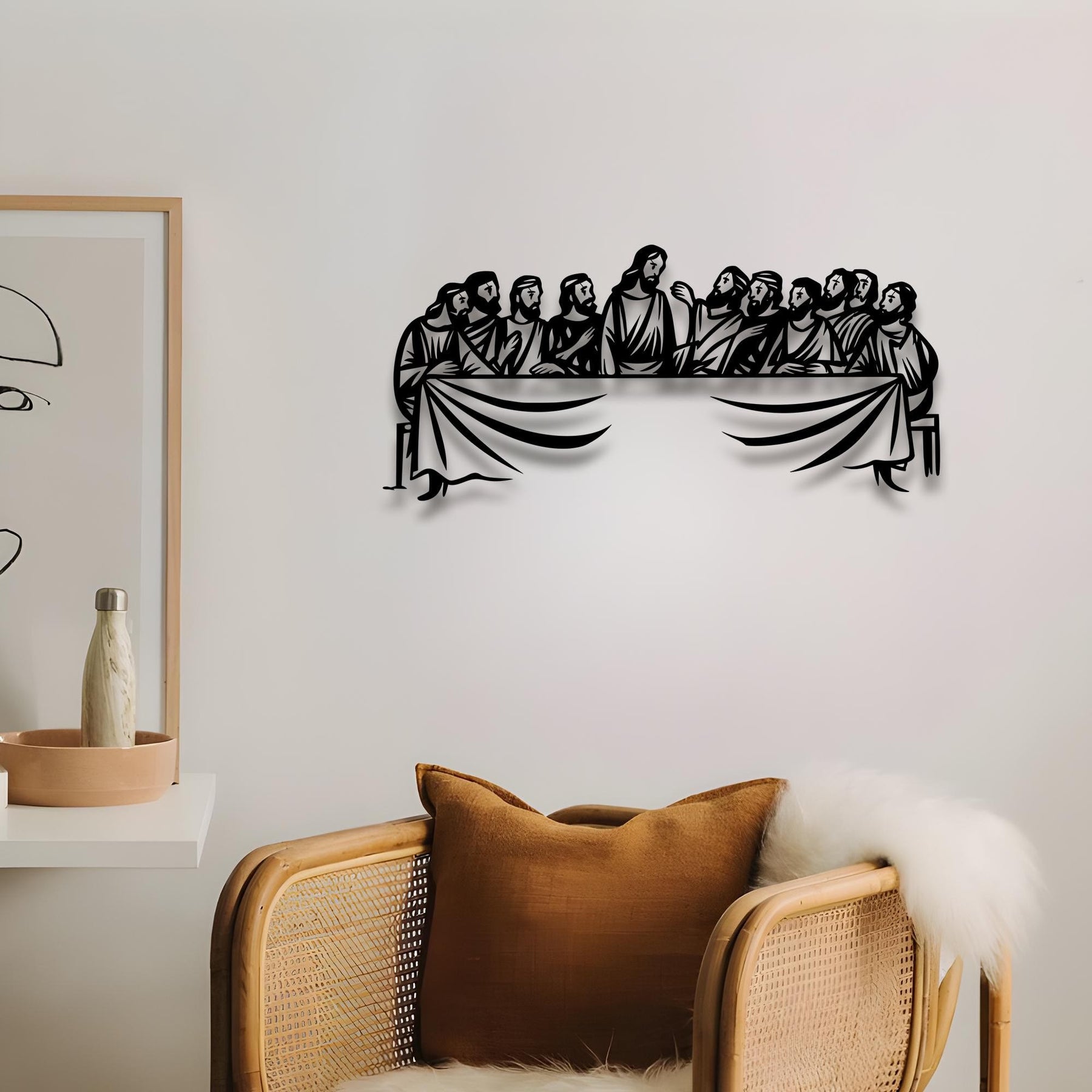 Christianartworkshop Faithful Representation The Last Supper Metal Wal ...