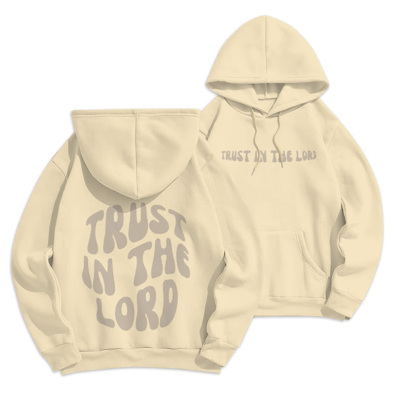 Christianartworkshop Trust In The Lord Faith Reliance Fleece Lined Pol ...