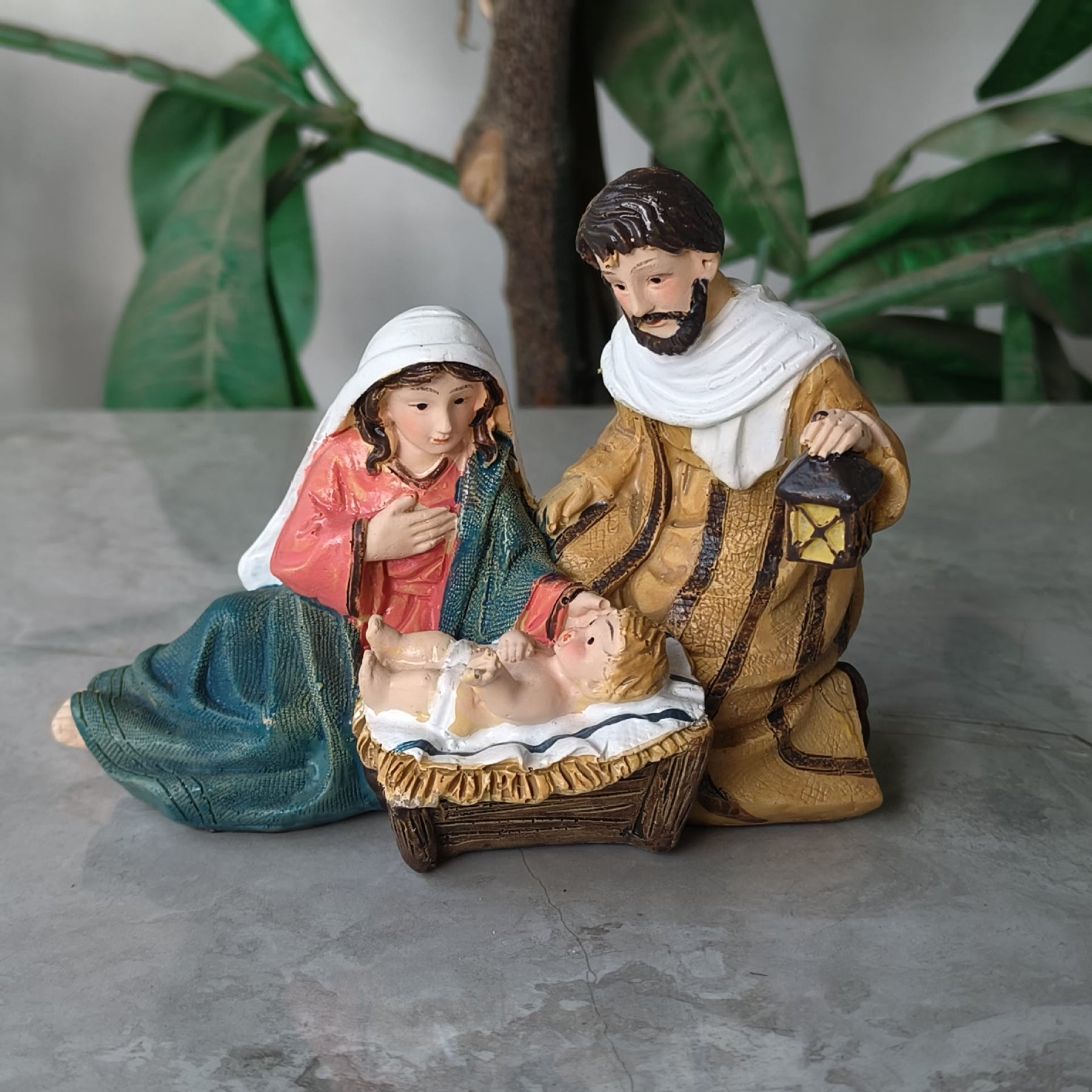 Christianartworkshop Gentle Nativity Ornament - Handmade Resin Nativity ...
