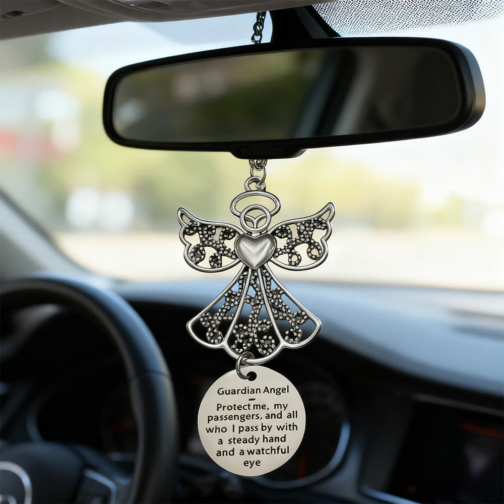 Guardian Angel Car Pendant — Christian Jewelry Car Charm & Jewelry Gift ...